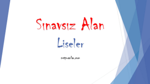 İstanbul OBP Puanı ile Sınavsız Alan Liseler 2025